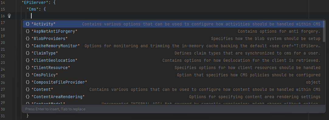 Simplify Optimizely CMS Configuration with JSON Schema