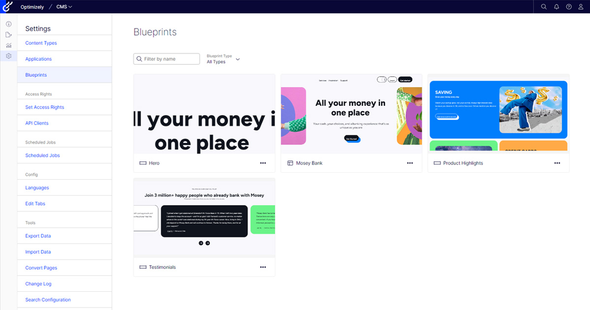 SaaS CMS Tips & Tricks #001 - Blueprints | Optimizely Developer C